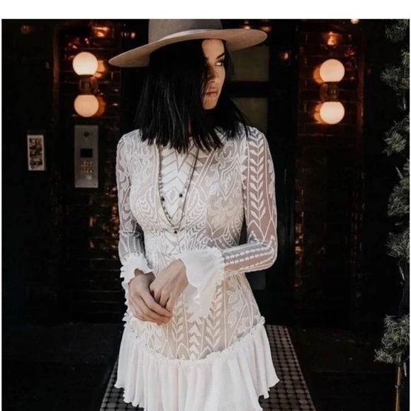 Hello Molly | Dresses | Saints Secret Lace Mini Dress | Poshmark